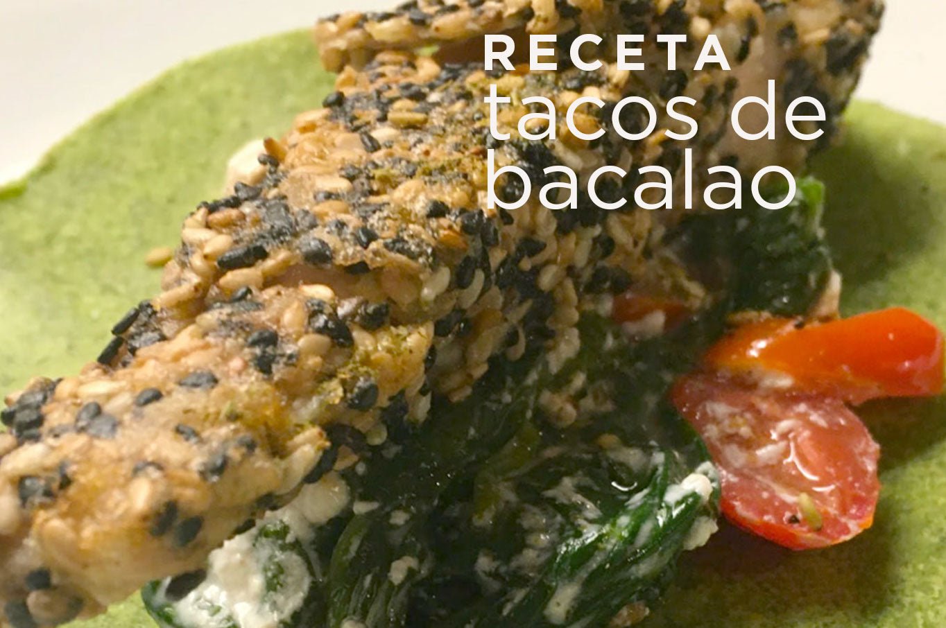 Receta taco mediterráneo de Bacalao fresco – DILMUN